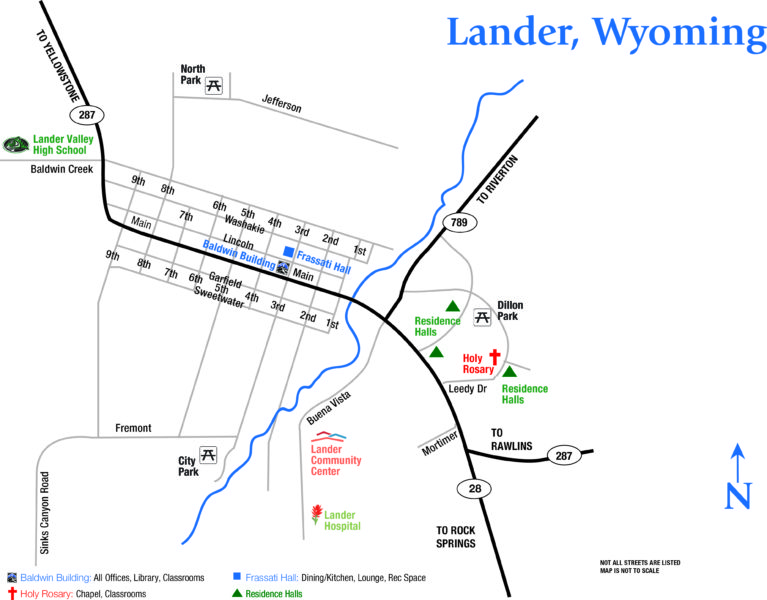 Map - Wyoming Catholic College